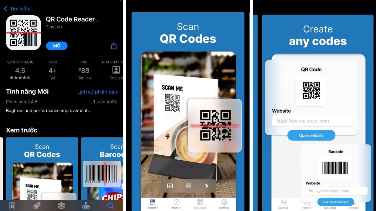 [Hướng dẫn] 3 cách quét mã QR trên iPhone mới nhất 2025